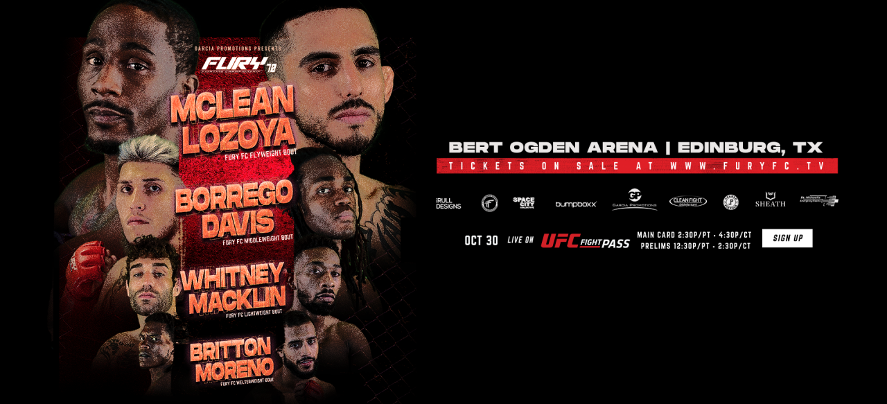 Fury Fighting Championship 70 | Bert Ogden Arena